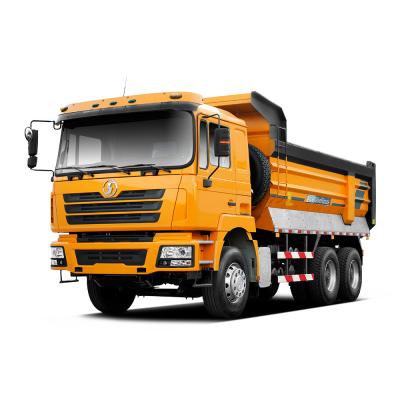 China Geel Shacman 10 wielen 6X4 zware dumptruck met 25-30 ton capaciteit en normen Te koop