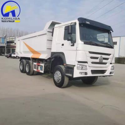 China Sinotruk HOWO U-vormige gebruikte dumper met 371 pk en 1200r20 radiale banden Te koop
