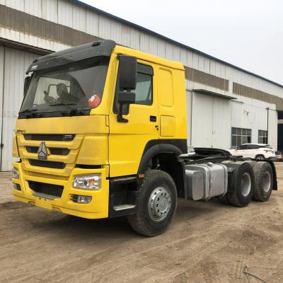Cina Prestazioni utilizzate HOWO 6X4 Camionetto a testa di trattore con sterzo e motore D12.42-20 in vendita