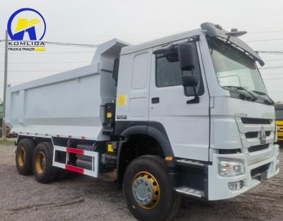 China Sinotruk HOWO 6X4 dumptruck met maatwerk en 9 ton vooraslastcapaciteit Te koop