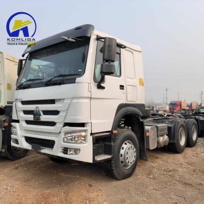 中国 GCC認定 371HP Sinotruck HOWO 10ホイールヘッドトレーラー トラクタートラック 販売のため
