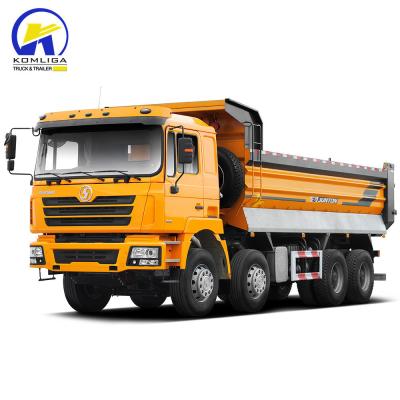 Cina Shacman M3000 8X4 12 pneumatici camion di scarico a ribaltamento con asse anteriore di 9 tonnellate di capacità di carico in vendita