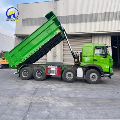 中国 黄色 11500*2500*3400mm HOWO シノトラック 8X4 371HP 400HP 430HP ターパーダンプ 重型トラック 販売のため