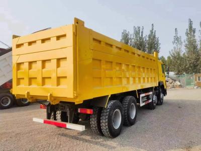 中国 12ホイール 8X4 HOWO フロントアクセル 9トンの荷重容量と使用されたダンプ/ティッパートラック 販売のため