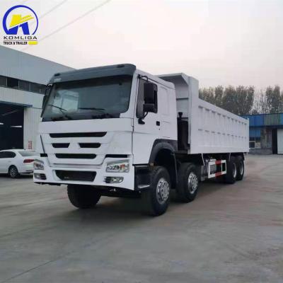 中国 2019年モデル シノトラック HOWO 中古 8X4 12ホイール ダンプトラック Zf8118 ステアリングシステムとバケット 販売のため