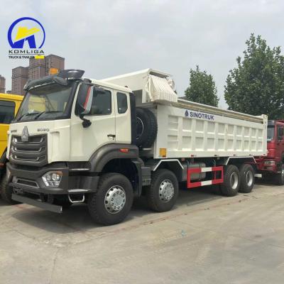 Cina Modello 2019 Sinotruk HOWO Usato 8X4 12 ruote Dump Truck Zf8118 Sistema di sterzo e secchio in vendita