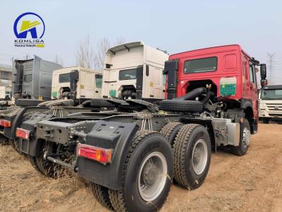 Cina 50 /90 Base di trazione facoltativa Sinotruk Usato Testa del rimorchio di rimorchio HOWO 6X4 Camion-trattore in vendita