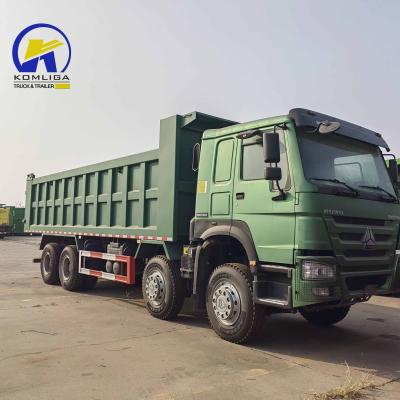 中国 Sinotruk HOWO 30cbm 8*4 12 タイヤ ダンプ トラック Zf8118 ステアリング システム付き トラック 販売のため