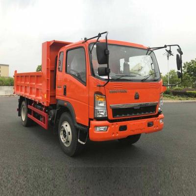 China Dumptruck met 6 wielen 1/3/5/8 ton 4X2 mini-dumptruck zitplaatsen ≤5 Te koop