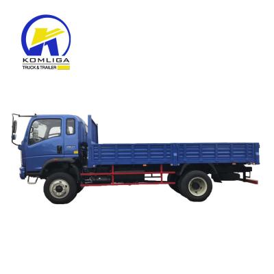 China Minder dan 150 pk Yn4102qbzl Motor Sinotruck HOWO 4X2 4X4 Mini Cargo Truck Te koop