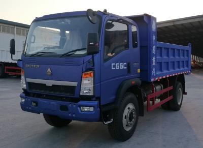 中国 3tons 4X2 5tons 軽量ダンパー ダンプトラック ミニティパー ホワイトタイヤ認証 販売のため