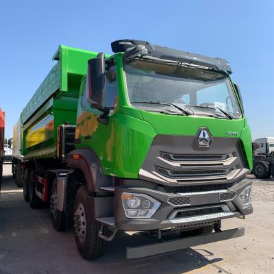 Cina Wd615.47.D12.42 Motore HOWO 8X4 30-50t 12 ruote Camionetto di scarico per miniere africane in vendita