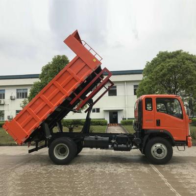 Cina Shacman HOWO 4X2 Mini Light Dump Truck con asse anteriore da 2,4 tonnellate e dispositivo di sollevamento in vendita
