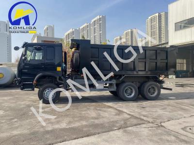 Cina Sinotruck usato HOWO 6X4 371HP tipper dumper con asse anteriore 9 tonnellate di capacità di carico in vendita