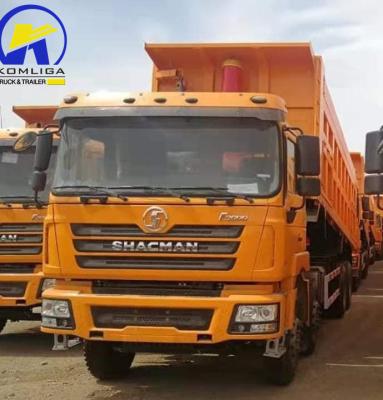China Radial Tire Design Shacman 6X4 10 Wheeler 371HP Mining Tipper Dumper Truck with Tires for sale