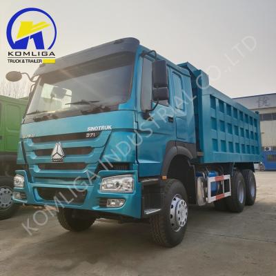 China Caminhão de descarga usado Estilo de elevação frontal 20-30 toneladas 6X4 3 eixos 10 rodas Sinotruk HOWO à venda