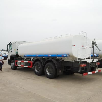 China 6×4 aandrijving Sinotruk HOWO Drinkwatertank Gebruikte watertruck voor de bouw Te koop