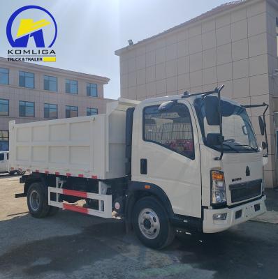 Cina Progettazione di pneumatici radiali 2024 Sinotruk HOWO 4X2 Mini Dump Truck con una cabina a letto e aria condizionata in vendita