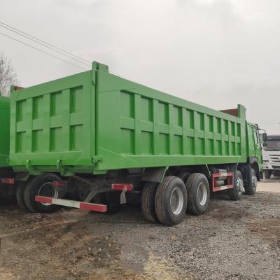 China WD615.47.D12.42 Engine Sinotruk HOWO 6X4 Green Color Secondhand Used Tipper Dump Truck for sale