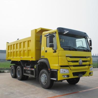 China WD615.47.D12.42 Engine Sinotruk HOWO 6X4 Green Color Secondhand Used Tipper Dump Truck for sale
