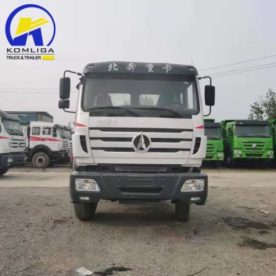 China 400L brandstoftanker van aluminiumlegering North Benz 6X4 Trailer Head Tractor Truck voor ontwerp Te koop