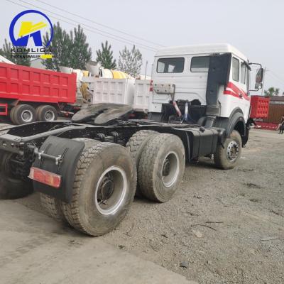 China 400L brandstoftanker van aluminiumlegering North Benz 6X4 Trailer Head Tractor Truck voor ontwerp Te koop