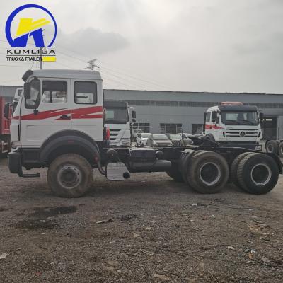 China 400L brandstoftanker van aluminiumlegering North Benz 6X4 Trailer Head Tractor Truck voor ontwerp Te koop