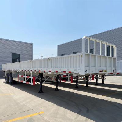 China Small 40ton Payload Side Wall Mini Cargo Trailer with 13t/16t Axle and Container Lock for sale