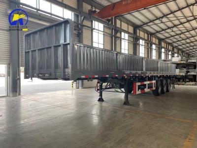 Cina 3 assi 13m Trasporto merci Parete laterale semirimorchio Ricambi tecnici Supporto ora in vendita