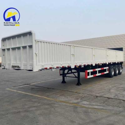 Cina 50 60 tonnellate di semirimorchio a parete laterale con valvola Wabco e numero di pneumatici 12 al massimo in vendita