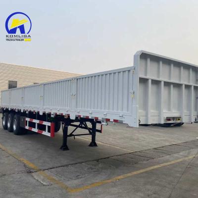 Cina 50 60 tonnellate di semirimorchio a parete laterale con valvola Wabco e numero di pneumatici 12 al massimo in vendita