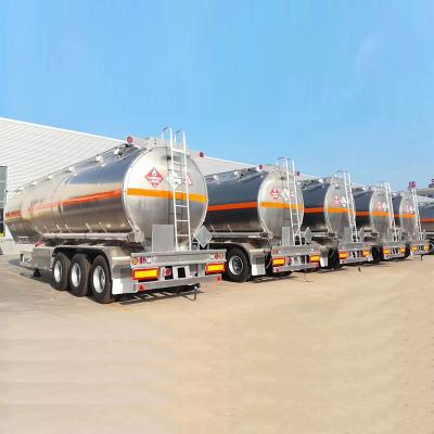 中国 3軸 アルミ ステンレス 炭素 スチール 重量 燃料 油 トラック タンカー 油 トランク トラック トレーラー 販売のため