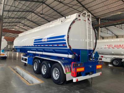 China 3 Axle Aluminum Fuel Oil Trailer Tanker Truck Used Fuel Tank Semi Trailer Truck Capacity for sale