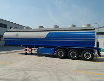 China 3 Axle Aluminum Fuel Oil Trailer Tanker Truck Used Fuel Tank Semi Trailer Truck Capacity for sale