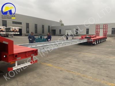 Cina Classe pesante 100 tonnellate 6 assi 8 assi semirimorchio staccabile 12500*2500*1650mm in vendita
