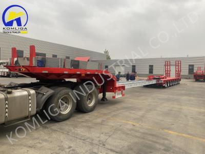 Cina Classe pesante 100 tonnellate 6 assi 8 assi semirimorchio staccabile 12500*2500*1650mm in vendita