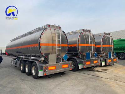Cina Condizione 3 Assi Cisterna di carburante Semirimorchio con valvola di rilassamento Wabco di capacità di carico di 50 T in vendita