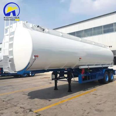 Cina Suspensione meccanica 3 assi 40000L/42000L/45000L Semi rimorchio di cisterna in lega di alluminio in vendita