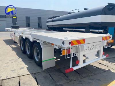 China 3axle 40ton Loading Skeleton Semi Trailer with After-sales Service for sale