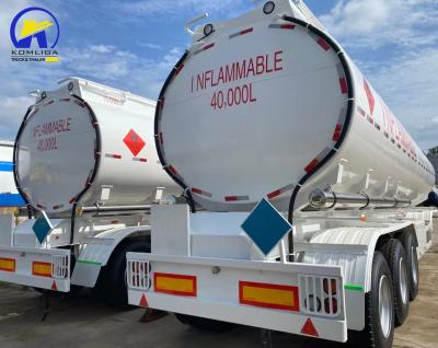 Cina Concertificato GCC 3 asse 40 metri cubi di alluminio petrolio serbatoio di carburante rimorchio per le esigenze africane in vendita