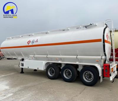 中国 2 4 軸 30000L 40000L アルミニウム歩道タンク/タンカートラック 石油/燃料/ディーゼル/ガソリン/原油/水/ミルク輸送用の半トレーラー 販売のため