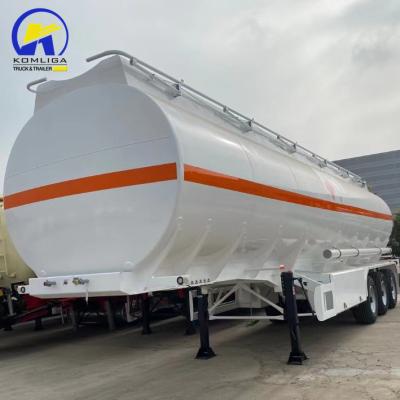 中国 2 4 軸 30000L 40000L アルミニウム歩道タンク/タンカートラック 石油/燃料/ディーゼル/ガソリン/原油/水/ミルク輸送用の半トレーラー 販売のため