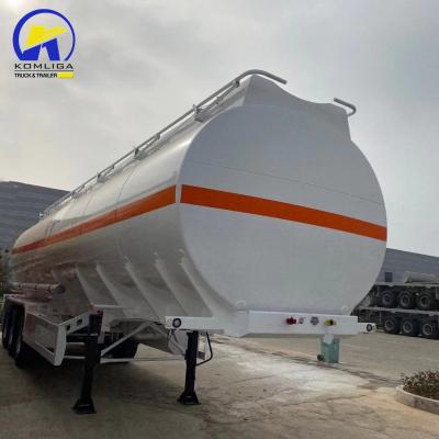 中国 2 4 軸 30000L 40000L アルミニウム歩道タンク/タンカートラック 石油/燃料/ディーゼル/ガソリン/原油/水/ミルク輸送用の半トレーラー 販売のため