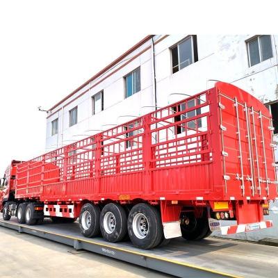China 40-60 Tonnen Lkw-Schienenanhänger mit Aufhängungssystemen des Kreuzarmtyps zu verkaufen