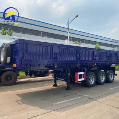 中国 一部ツールの箱 1m *0.5m *0.5m シノトラック重型トレーラー 3軸 80t 貨物半トレーラー 販売のため