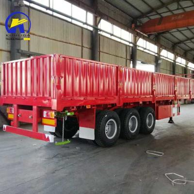中国 タレ 重量 約 6.7 トン 平面 シノ 3 軸 80 トン 貨物 半トレーラー 重荷 トレーラー 販売のため