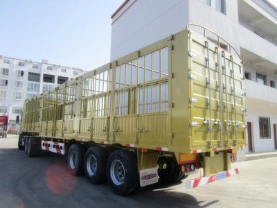 中国 鋼3軸40〜60トンのフェンスセミトレーラー 13000x2500x3900mmサイズ 販売のため