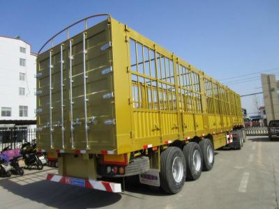中国 鋼3軸40〜60トンのフェンスセミトレーラー 13000x2500x3900mmサイズ 販売のため