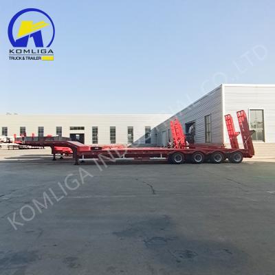 Cina 50 tonnellate 60 tonnellate 70 tonnellate Capacità a letto basso a letto basso Semi-remorchi con collo d'oca in Russia in vendita