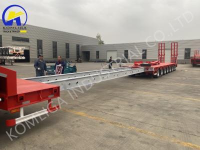Cina Semi-camion con collo di gallina estensibile e staccabile a letto basso per il Kirghizistan in vendita